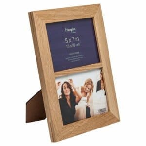 Solid Oak 5 Aperture Photo Frame | Hampton Frames Retail