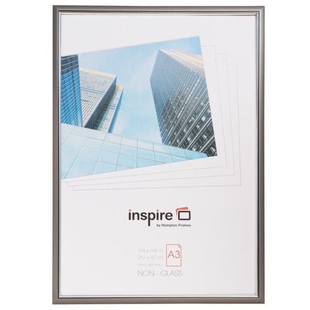 Easy Loader A3 Grey Certificate Frame - Hampton Frames Retail