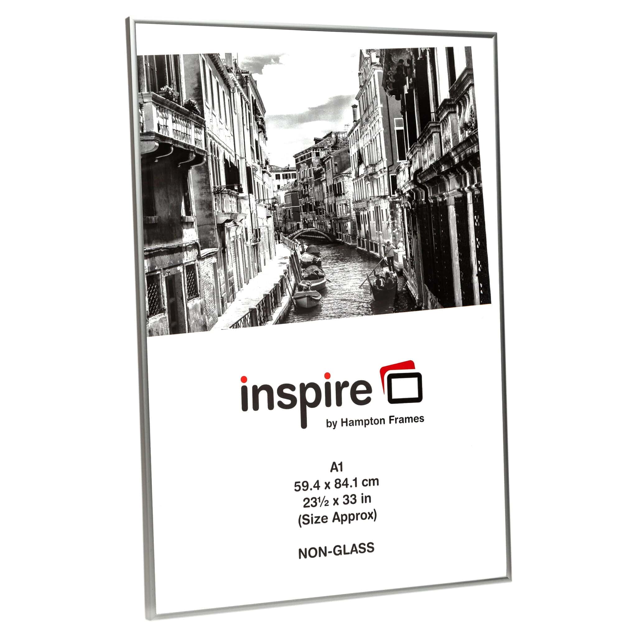 Aluminium Silver A1 Poster Frame - Hampton Frames Retail