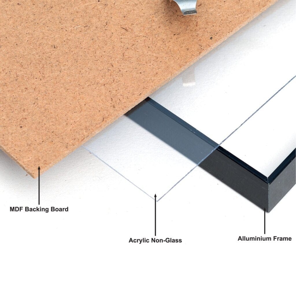 Aluminium Silver A2 Poster Frame - Hampton Frames Retail
