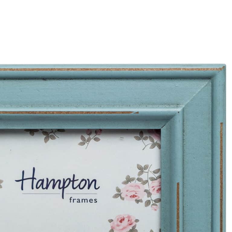 Paloma 5x5 Light Blue Square Photo Frame - Hampton Frames Retail