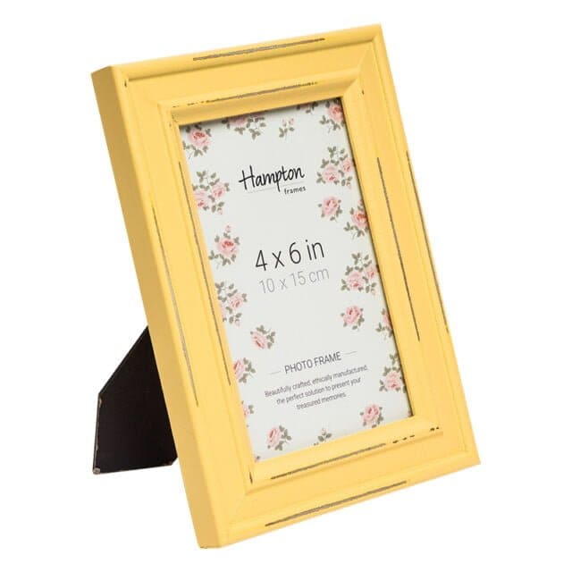 Paloma 4x6 Yellow Photo Frame - Hampton Frames Retail